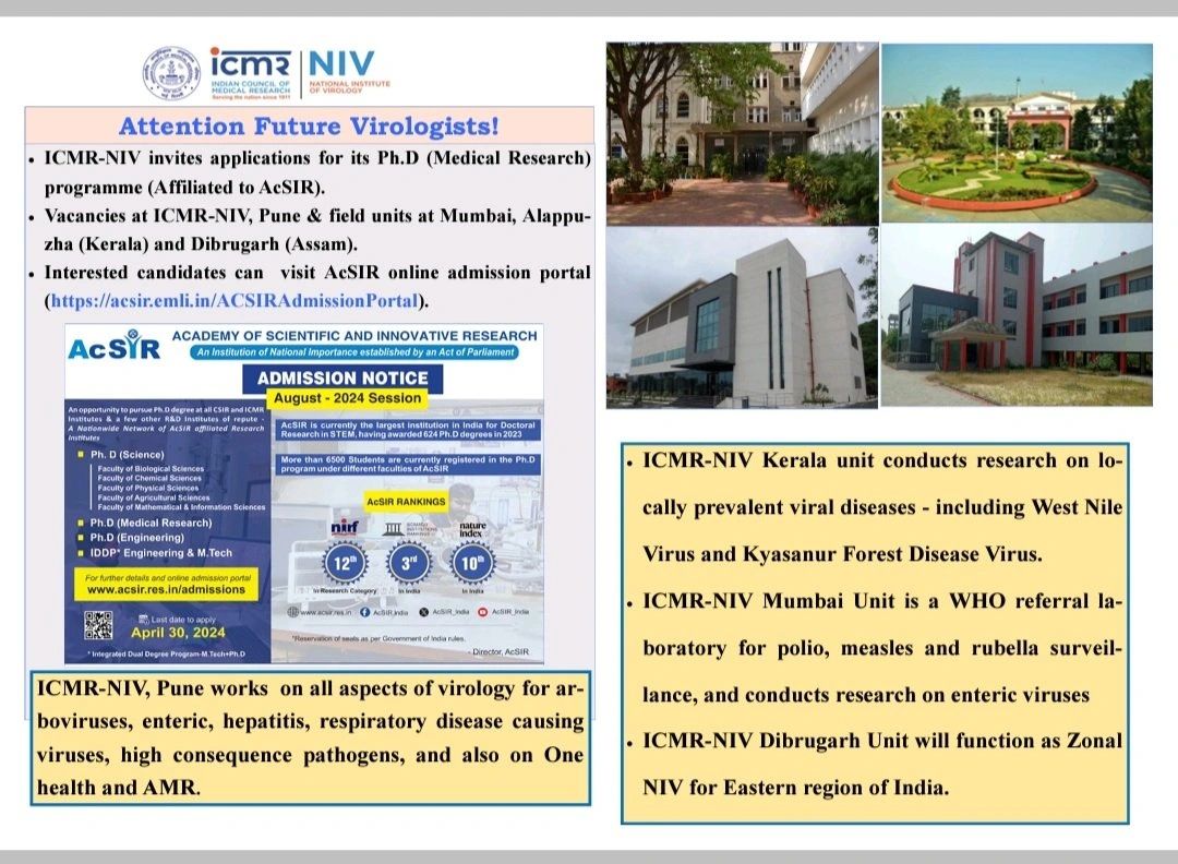 NIV - ICMR-National Institute of Virology Pune